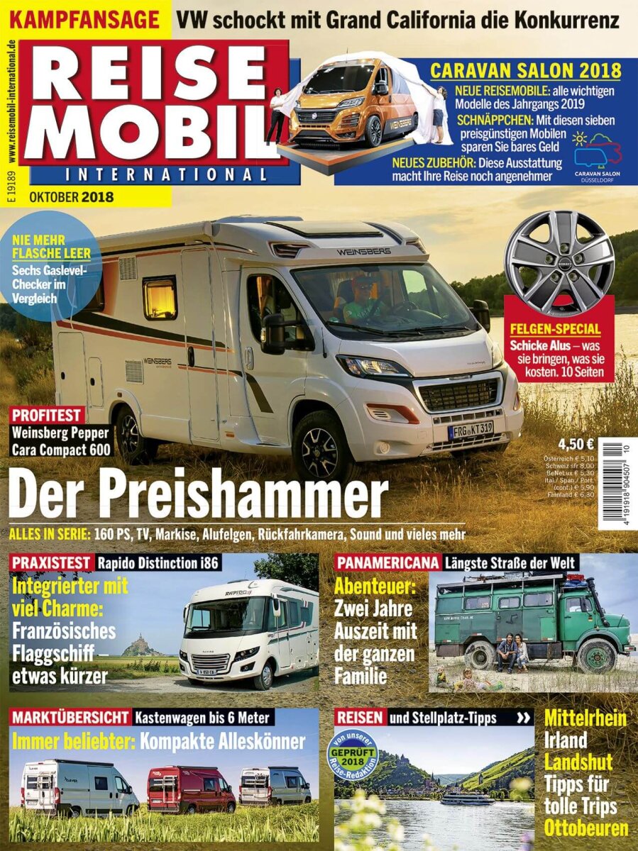 Reisemobil International 10/2018 Download, 4,50