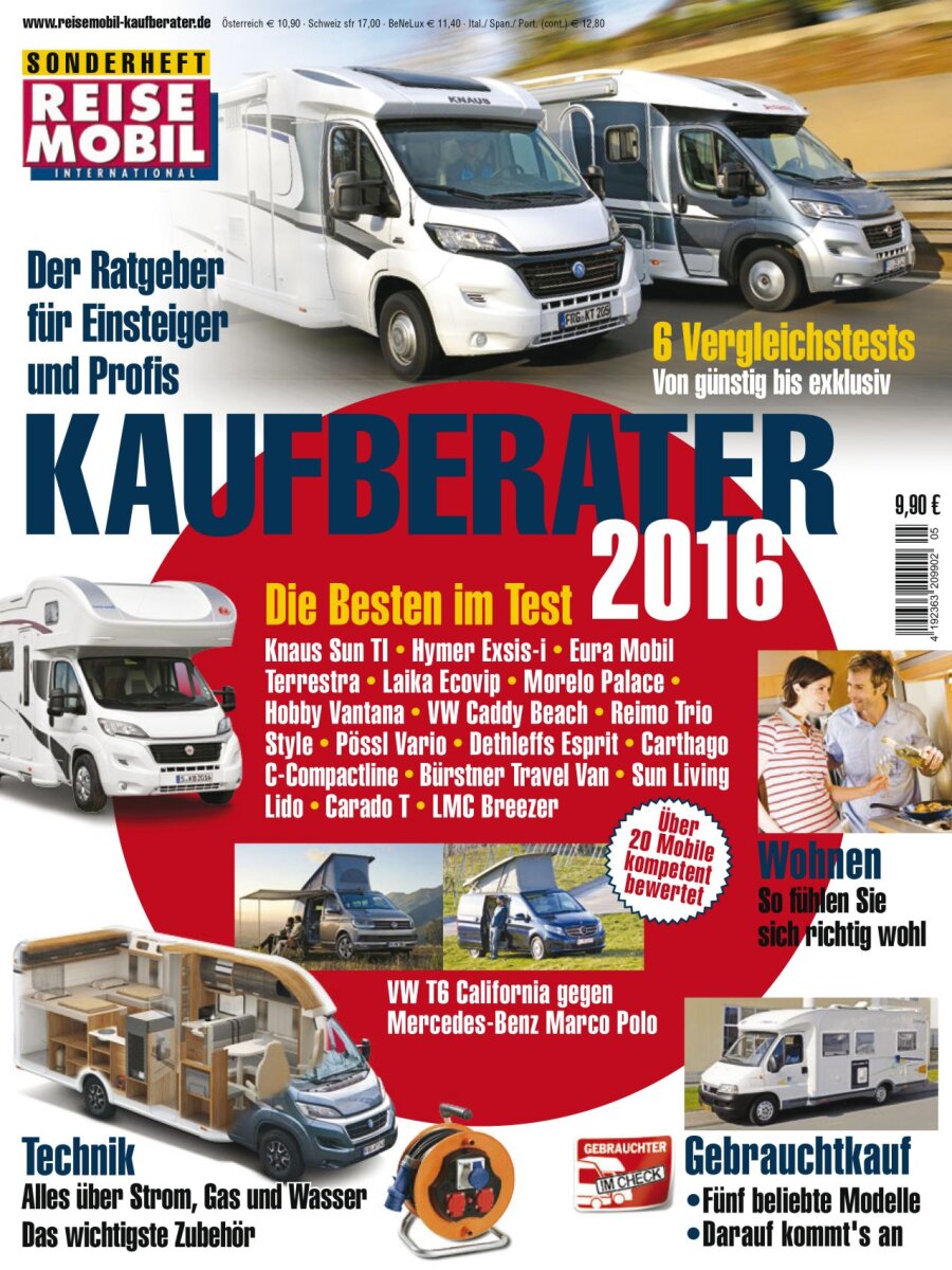 Reisemobil International Kaufberater 2016 E-Paper, 9,90