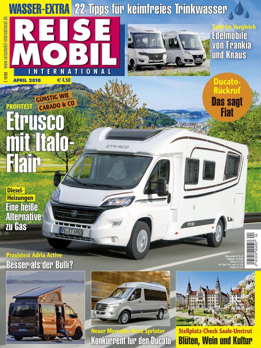 Reisemobil International 04/2018 E-Paper, 4,50
