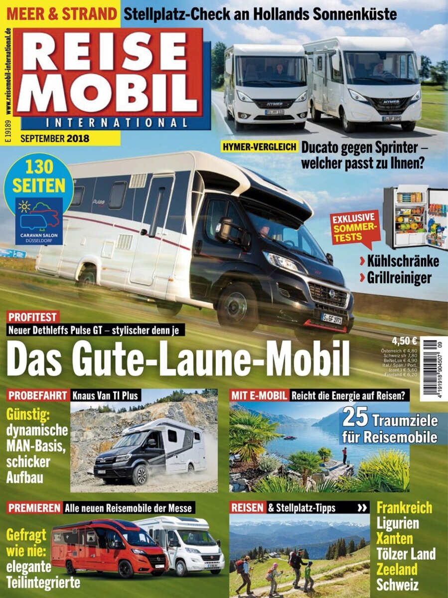 Reisemobil International 09/2018 E-Paper, 4,50