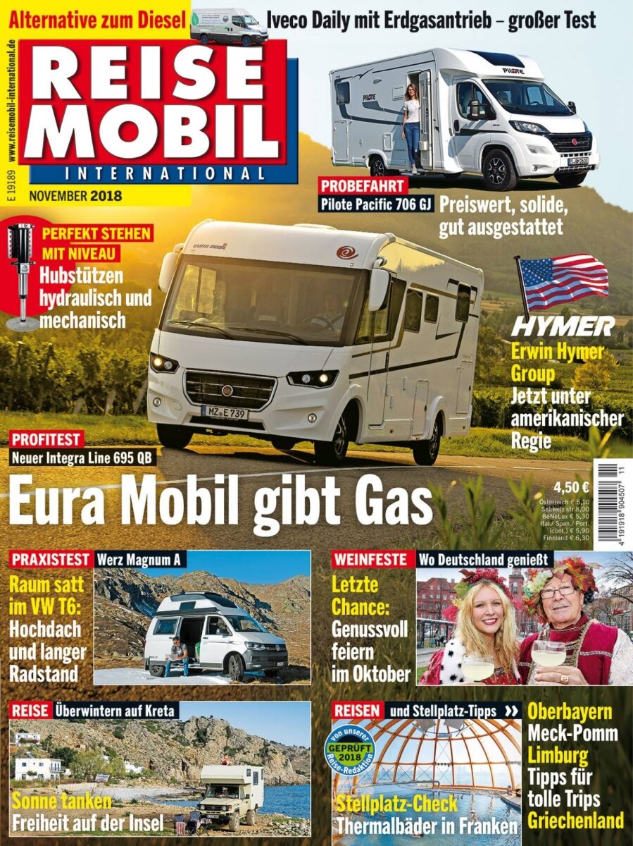Reisemobil International 11/2018 E-Paper, 4,50